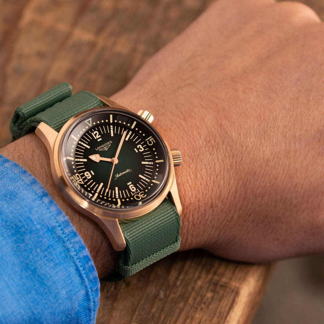 Longines Legend Diver 浪琴復刻傳奇潛水腕錶青銅款 L37741502