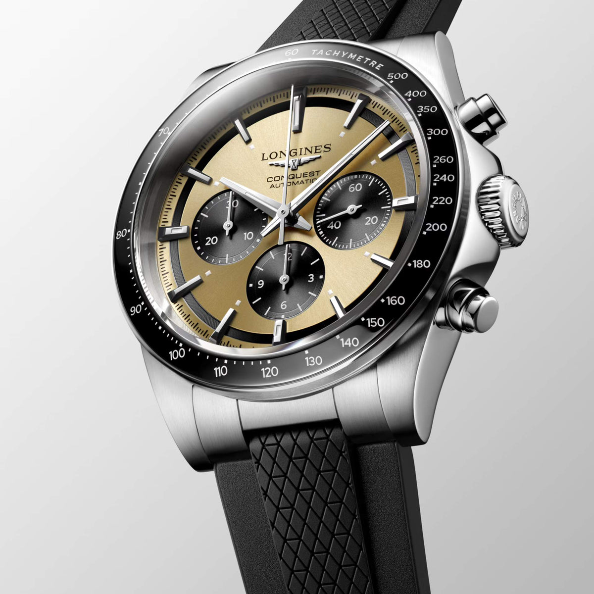 LONGINES 浪琴 Conquest 征服者系列計時碼錶 42mm L38354329 - 新萬國鐘錶