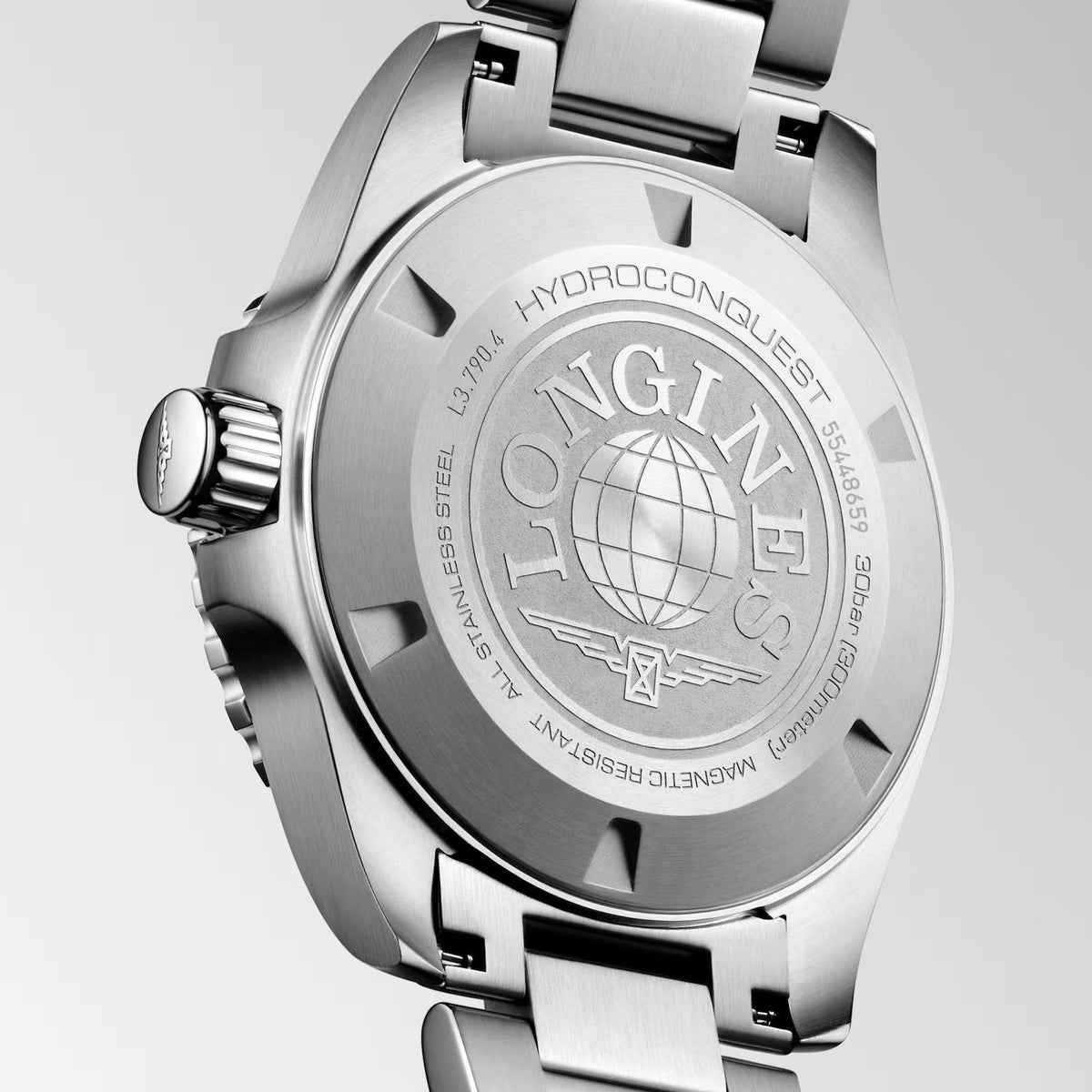 LONGINES 浪琴 HydroConquest GMT深海征服者系列兩地時間浪鬼陶瓷潛水機械錶 41mm L37904666 - 新萬國鐘錶